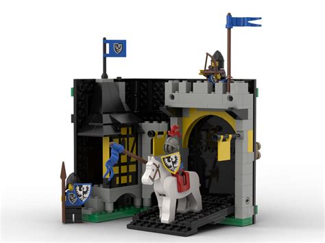 Lego Moc Medieval Moment — 6074 Black Falcons Fortress By Mdaepp
