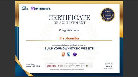 Mounika Bs On Linkedin Nxtwave Ccbp Nxtwaveteam Webdesign Ccbpian