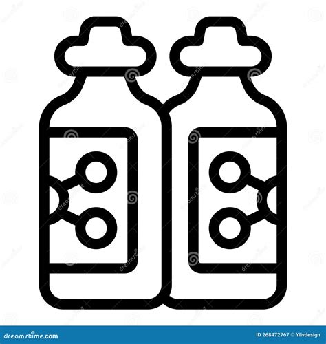 Enzymes Icon Outline Vector Amino Protein Stock Vector Illustration Of Chemistry Vitamin