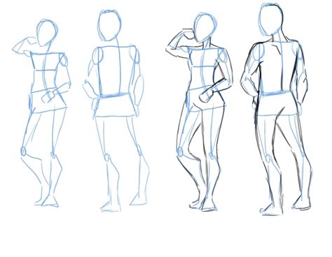 Manga Interest Simple Pose Guidlines