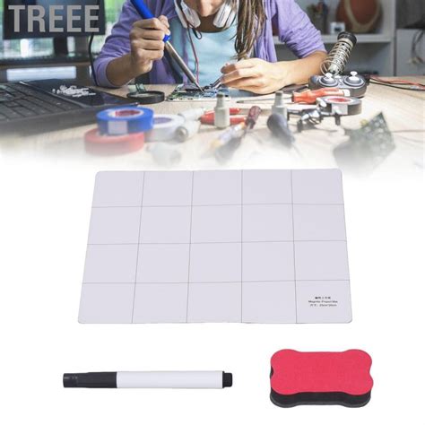 Treee แผ่นบำรุงรักษาแผ่นแม่เหล็กที่เขียนซ้ำได้พร้อมปากกายางลบสำหรับโทรศัพท์ Shopee Thailand