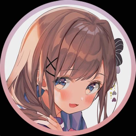 Aesthetic Anime Girl Pfp Brown Hair Wallpaper Album W