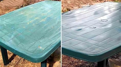 Plastic Garden Table Heres How To Clean It To Make It Shine Again