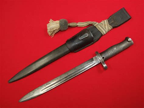 A Very Nice Ww1 German Ersatz Bayonet And Frog To A Prussian Nco In