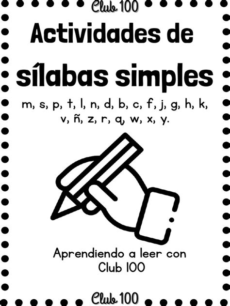 Cuadernillo SÃ Labas Simples Completo Club 100 Pdf
