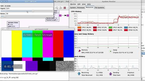 Gstreamer Gnu Radio Video Transmission Simulator First Signals Youtube