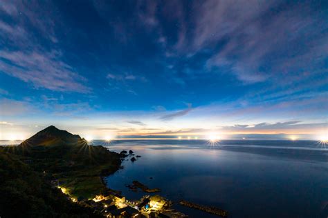 佐渡の夜景 佐渡の四季 α