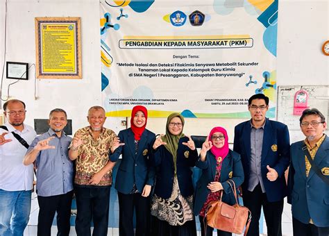 Lab Kimia Organik Fmipa Ub Adakan Pelatihan Uji Fitokimia Kepada Guru