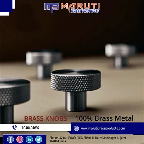 Black Brass Cabinet Knobs Polished At Rs 120piece In Jamnagar Id