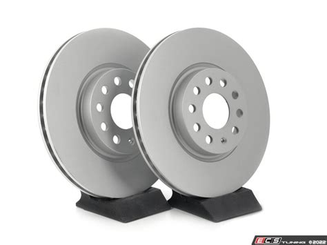 ECS - 5Q0615301F-P - Front V5 Plain Brake Rotors - Set (312x25)