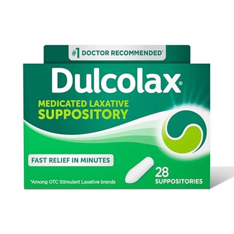 Dulcolax Stimulant Laxative Medicated Suppositories Want It All