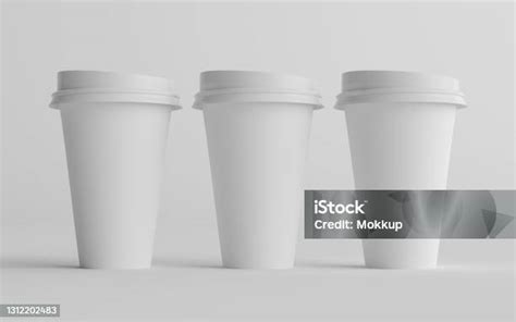 16 온스 화이트 뚜껑을 가진 단일 벽 지 대형 커피 컵 모형 3 컵 0명에 대한 스톡 사진 및 기타 이미지 0명 대형 라떼 Istock