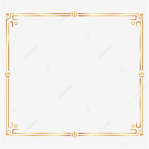 추상 황금 테두리 디자인 금 경계 Png Png 일러스트 및 벡터 에 대한 무료 다운로드 Pngtree