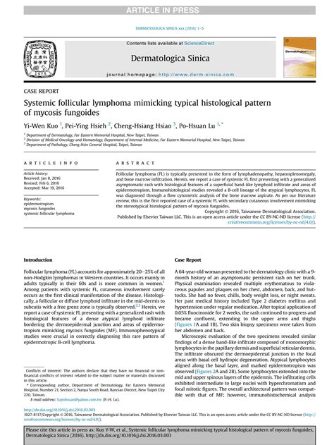 Solution Systemic Follicular Lymphoma Mimicking Typical Histological