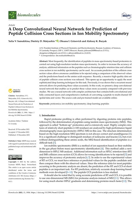 Pdf A Deep Convolutional Neural Network For Prediction Of Peptide