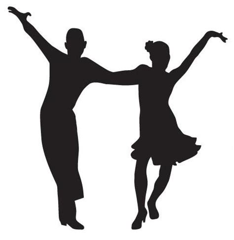 Dancing Tango Silhoutettes Vector Dance Silhouette Silhouette Vector