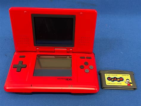 ・初代 ニンテンドー Ds Nintendo Ntr 001 任天堂 レッド ゲーム機 本体 リズム天国 【a9a071】 メルカリ