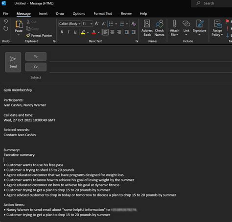 View And Understand Call Summary Page In Conversation Intelligence App