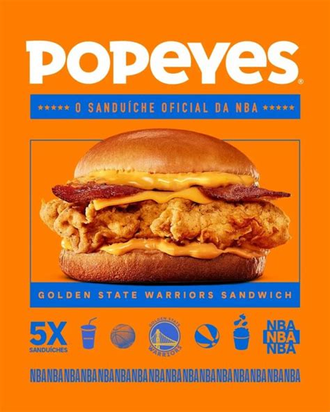 Popeyes Cria Lanches Inspirados Nos Times Da Nba Gkpb Geek Publicitário