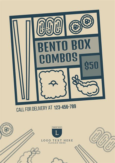 Bento Box Combo Letterhead Brandcrowd Letterhead Maker