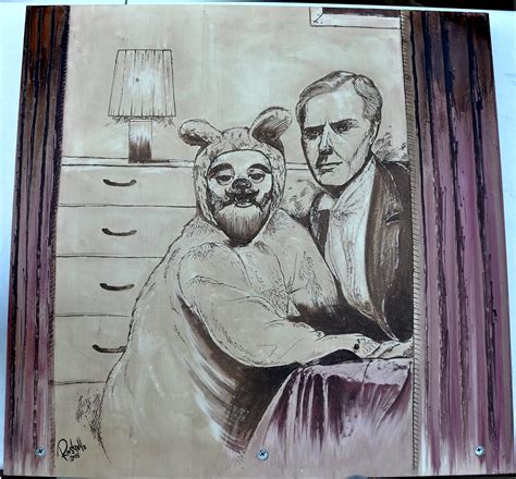 All Work And No Play Creepy Scene Original Multimedia Art The
