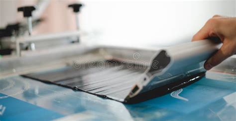 Press Printing Offset Machine Stock Image Image Of Office Publishing