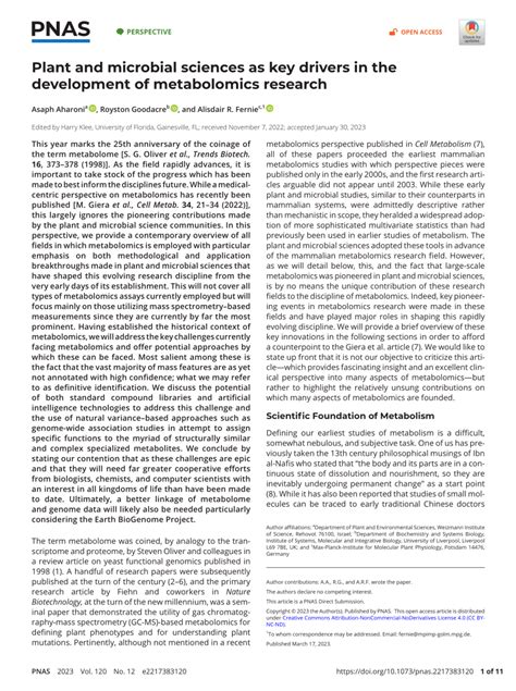 Pdf Plant And Microbial Sciences As Key Drivers In The Development Of