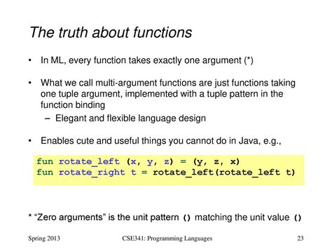 Cse Programming Languages Lecture More Datatypes And Pattern