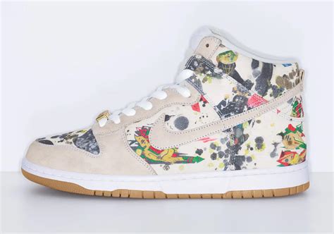 Supreme X Nike Sb Dunk Rammellzee Release Date