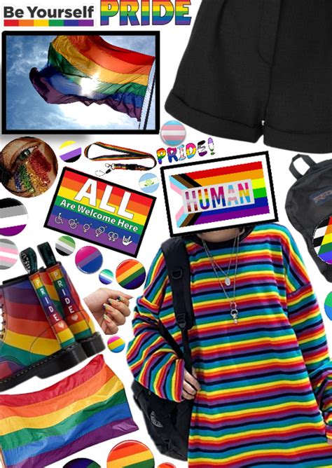 Happy Pride Month• Outfit Shoplook Lgbtq Outfit Lgbt Clothes Gay Pride Outfit