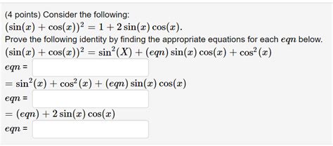 Solved Points Consider The Following Chegg