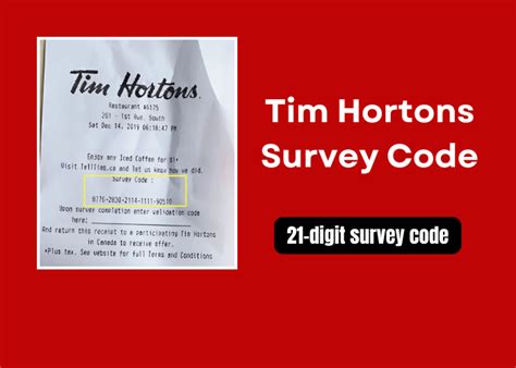 Tim Hortons Survey Telltims Ca