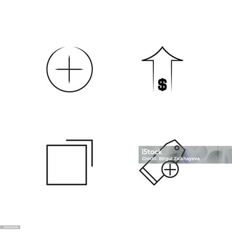 基本的線性圖示設置簡單大綱向量圖示向量圖形及更多圖標集圖片 圖標集 圖示 插圖 Istock