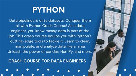 Python Crash Course For Data Engineers With Projects