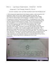 Assignment6 Pdf M51A Logic Design Of Digital Systems Richard Korf Fall 2021 Assignment 6 Due