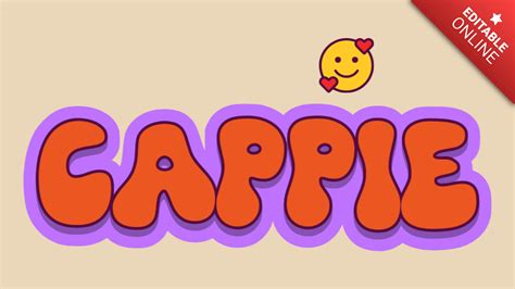 Cappie Lettering Good Vibes In Groovy Style Text Effect Generator