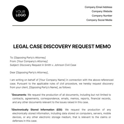 Free Legal Memo Templates And Examples Edit Online And Download