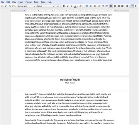 Google Docs Now Has Pagination Ubergizmo