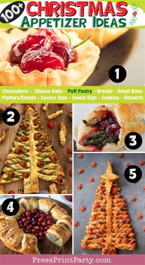 100 Fun And Easy Appetizers For A Christmas Party
