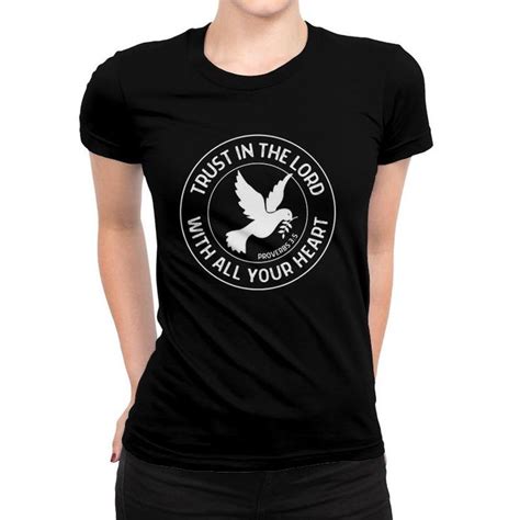 Proverbs 35 Trust In The Lord Christian Bible Verse Women T Shirt