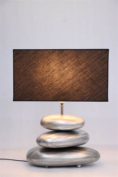 Pebble Stack Table Lamp Sculpture And Statue
