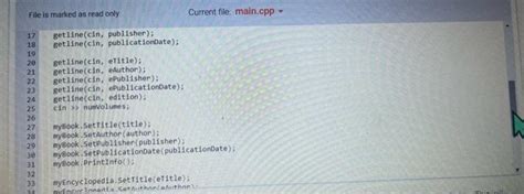 Solved 10 11 LAB Book Information Overriding Member Chegg