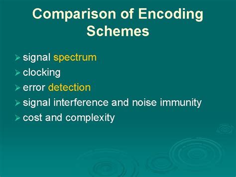 data and computer communications chapter 5 signal encoding