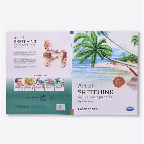 Navneet Art Of Sketching With Colour Pencils Book For Learners The Ul