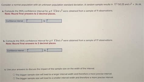 Solved Consider A Normal Population With An Unknown Chegg