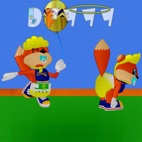 Babified Conker By Diaperfox777