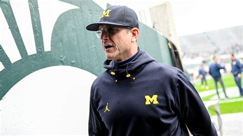 Michigans Jim Harbaugh I Really Want To Win Over Michigan State