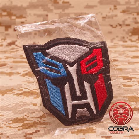 Transformers Autobots Optimus Prime Colored Embroidered Patch Iron On