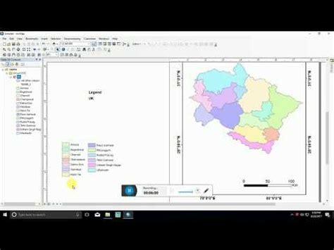 ESRI ArcGIS MapLayout For Study Area Final Map Preparation YouTube Map Layout Study Areas