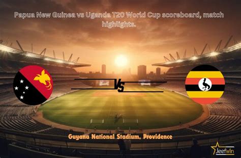 Yesterday Match T20 World Cup Papua New Guinea Vs Uganda
